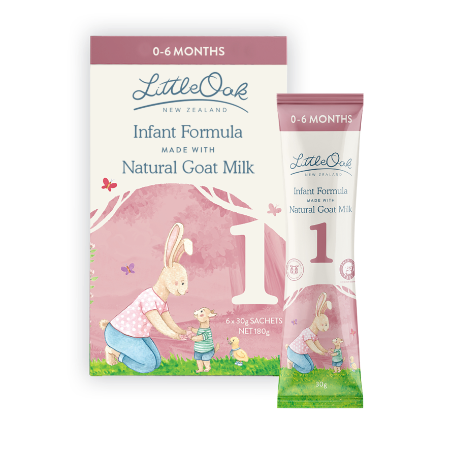 Natural Goat Milk Infant Formula 6 x 30gm Sachets – The LittleOak ...